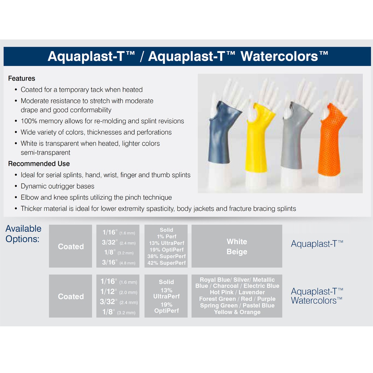 Hand Therapy & Splinting | Performance Health®