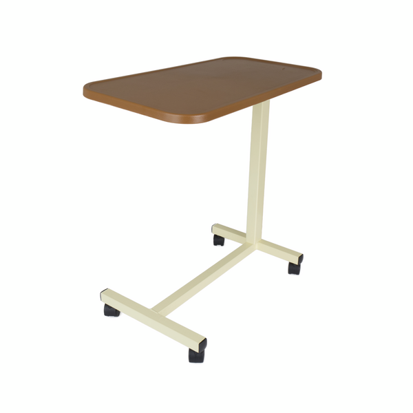Homecraft Overbed Table with Casters | Height Adjustable Tabletop ...