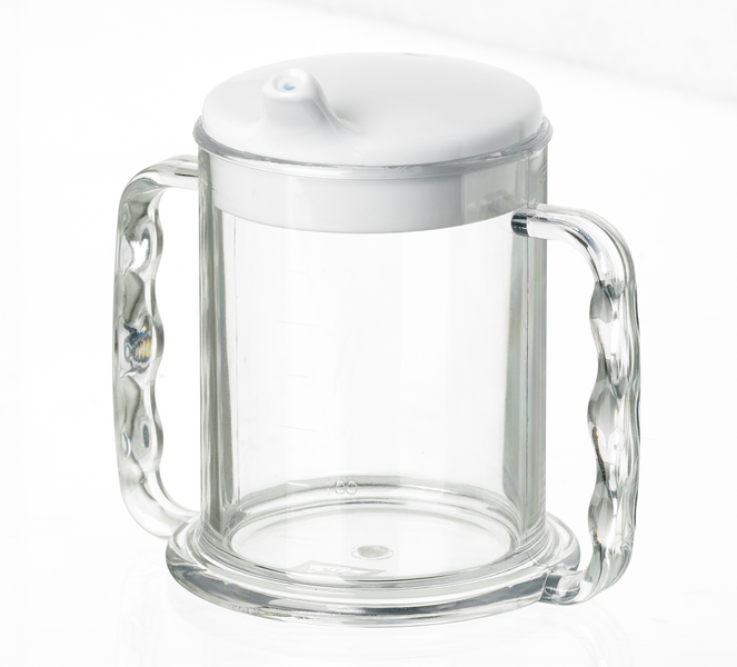 Homecraft Wide Base Mug, with Transparent Lid | Performance Health®